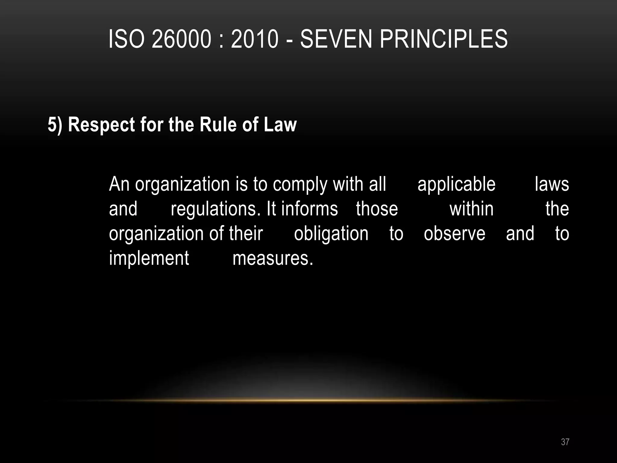 ISO 26000 : 2010 | PPTX