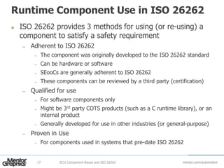 Iso26262 component reuse_webinar | PDF