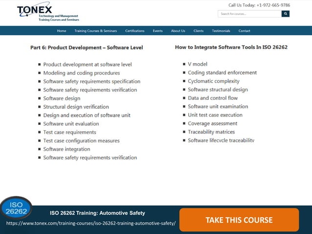 ISO 26262 Training: Automotive Safety | PPTX | Automotive Industry ...