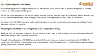 ISO 26262 Unit Testing | Functional Safety in Automotive | PPTX