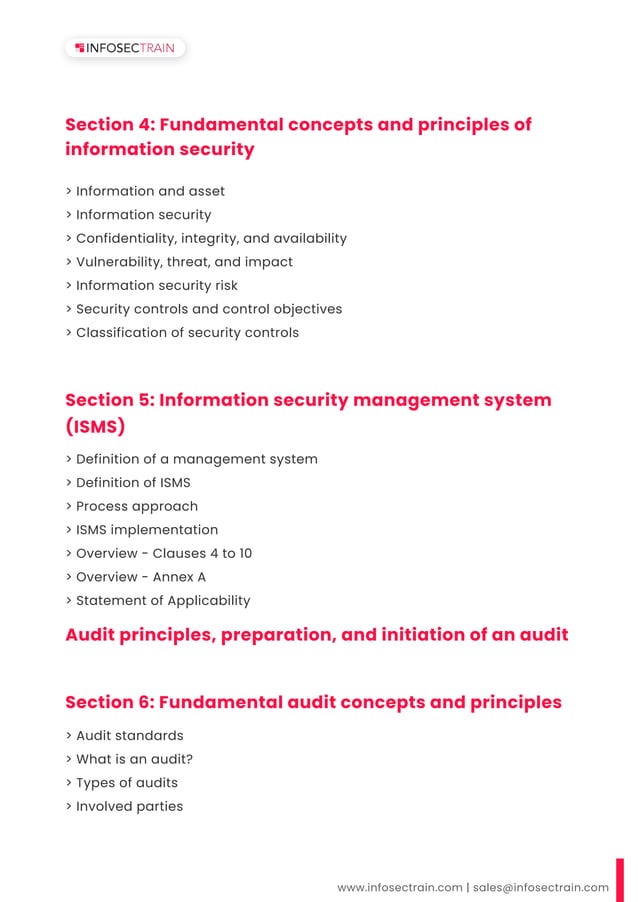 ISO_27001_2022_Lead_Auditor_course_content | PDF