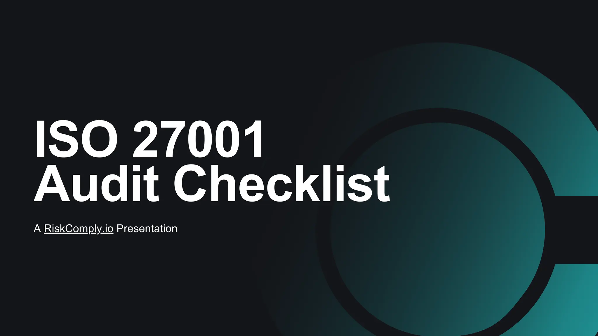 ISO 27001:2022 Audit Checklist - Are You Ready? | PPT