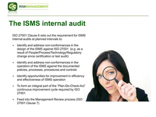 Iso27001 Audit Services | PPTX | Business Accounting & Finance | Business