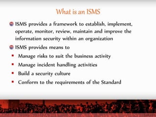 Iso 27001 awareness | PPTX