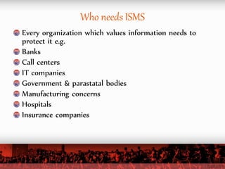 Iso 27001 awareness | PPTX