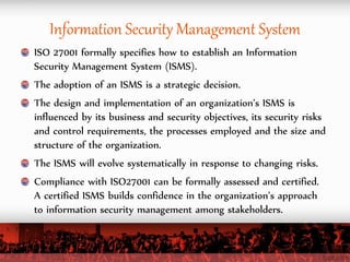 Iso 27001 awareness | PPTX