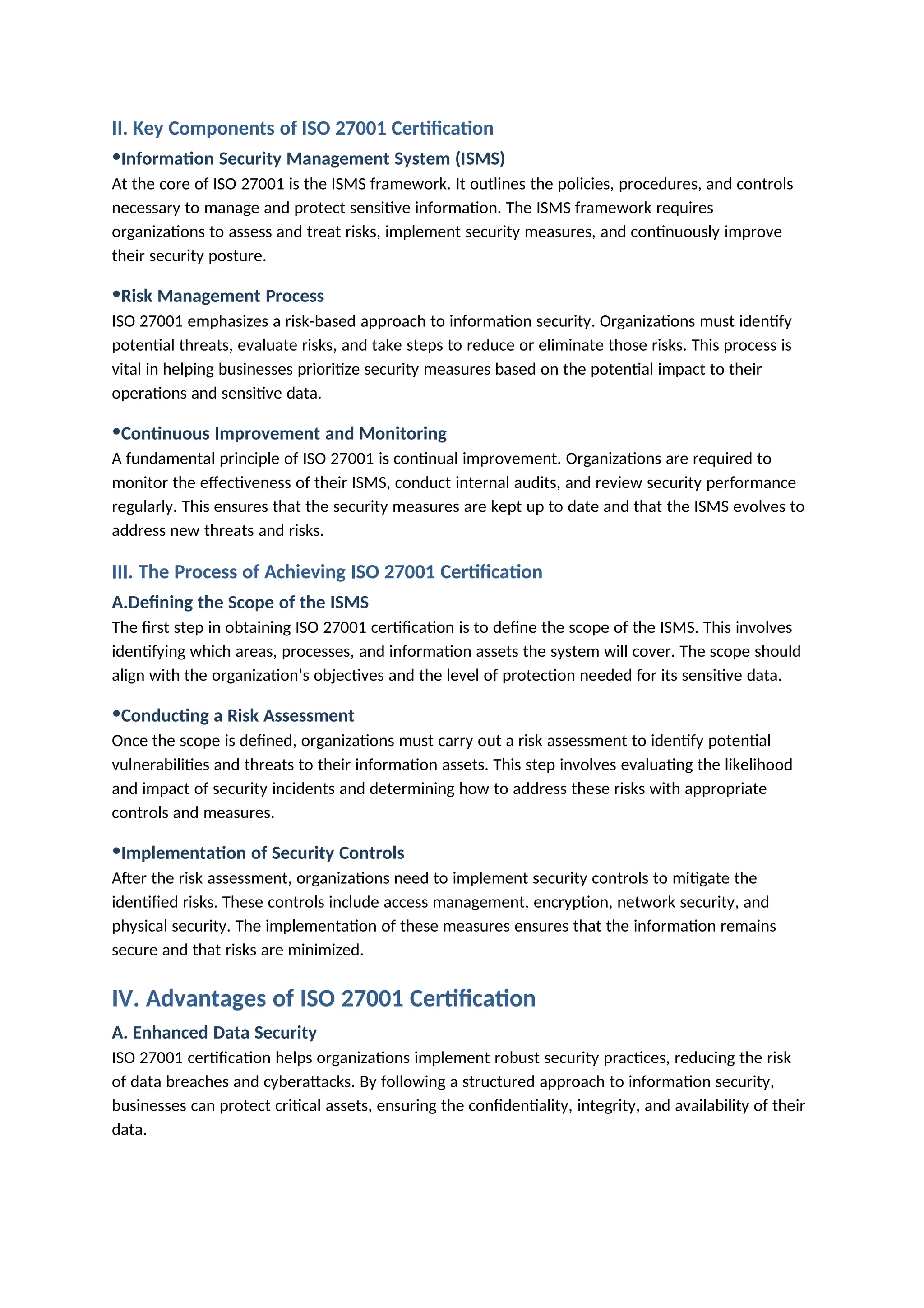 ISO 27001 Certification-Safeguarding Your Digital Future-IAS-GULF-OMEN | PDF