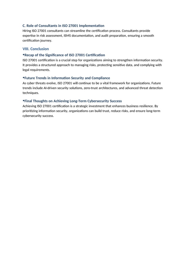 ISO 27001 Certification-The Gold Standard for Information Security-IAS-GULF-UAE | PPT