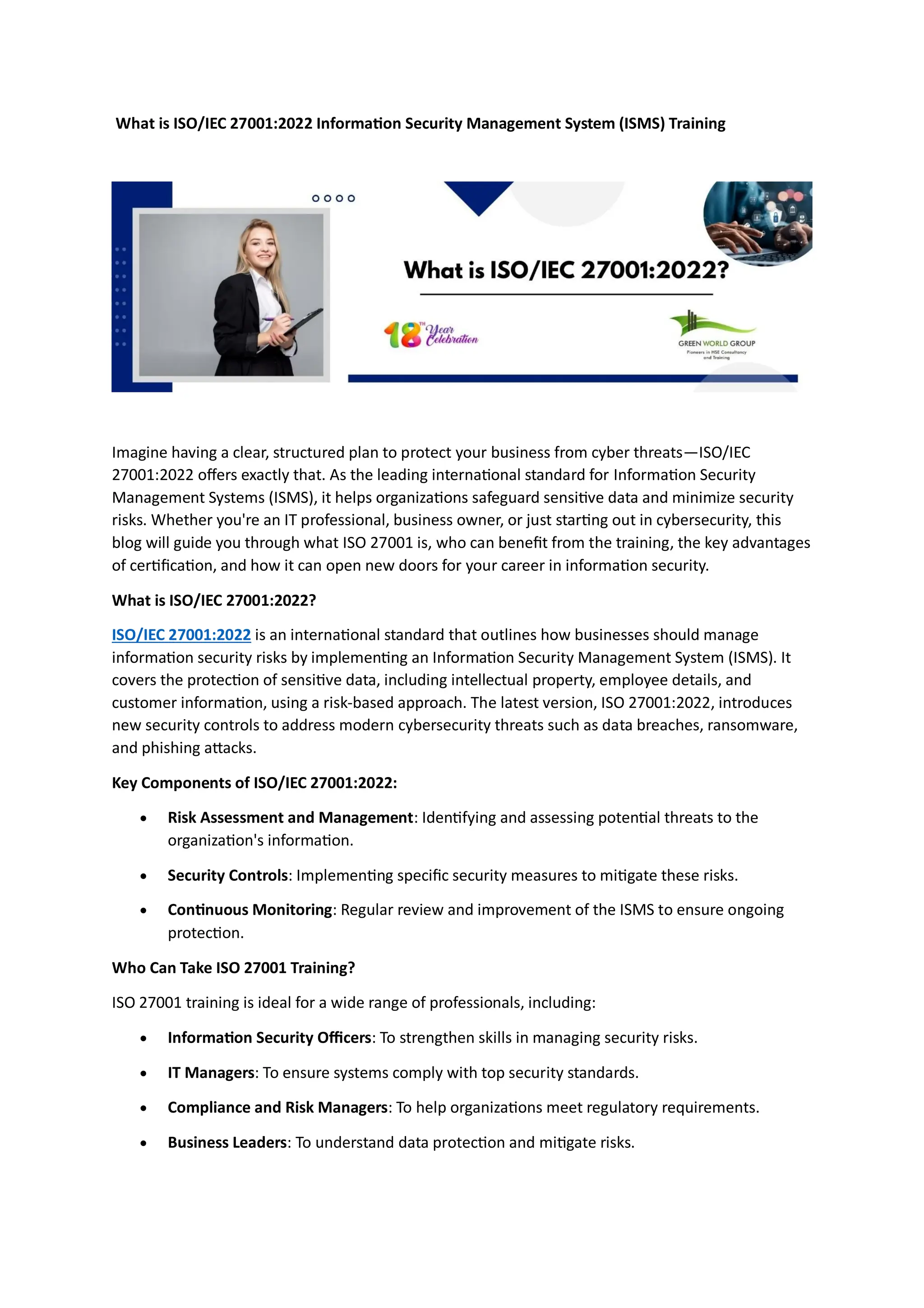 ISO 27001 Information Security Management System Blog.pdf | Information ...