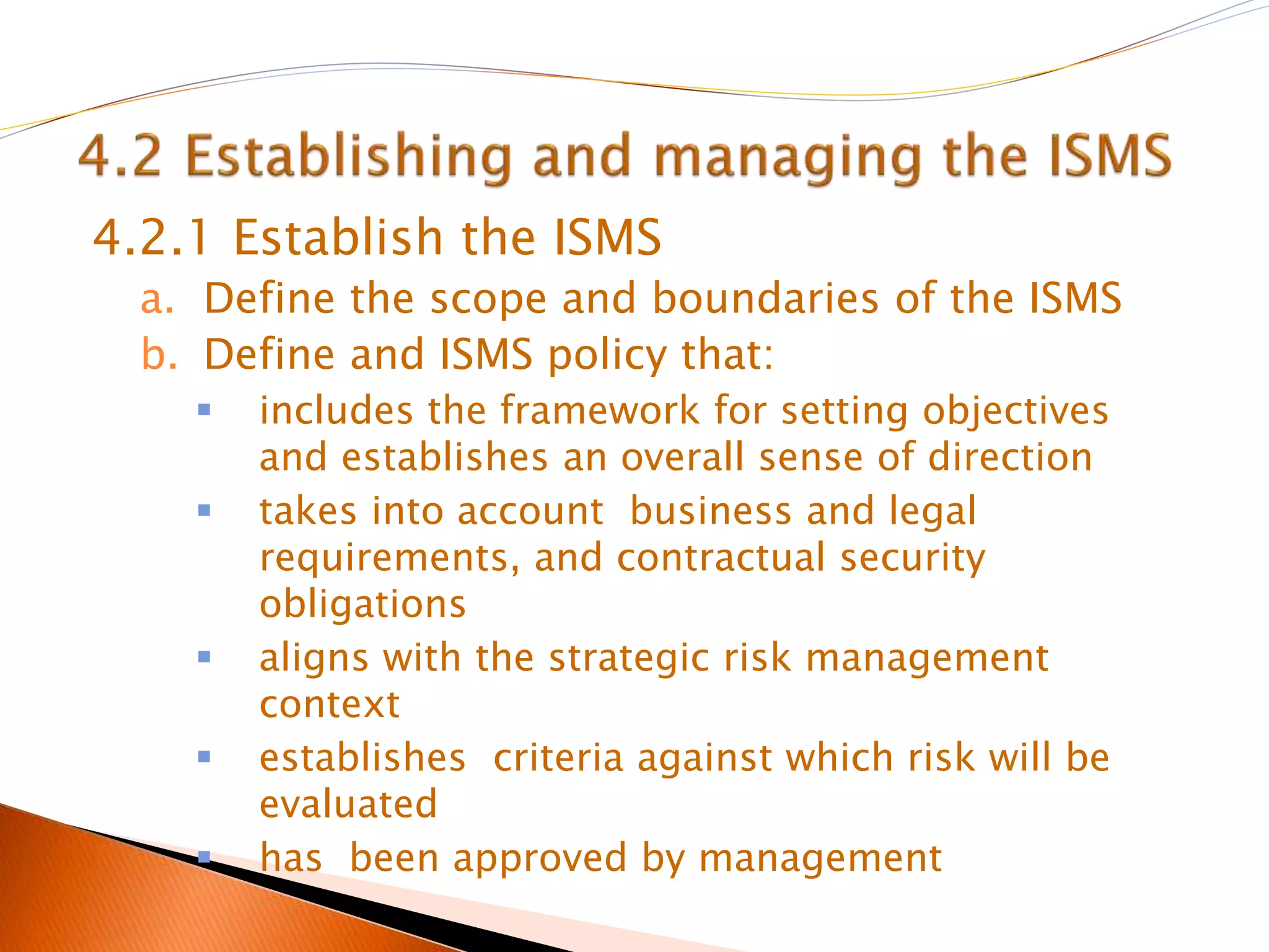 Iso 27001 isms presentation | PPTX