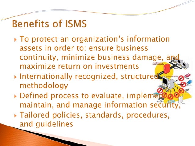 Iso 27001 isms presentation | PPTX