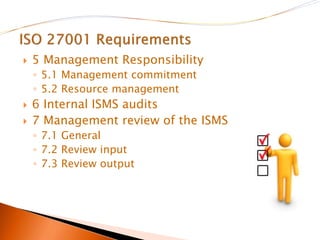 Iso 27001 isms presentation | PPTX