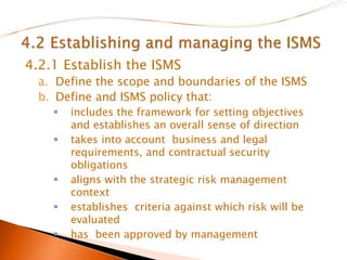 Iso 27001 isms presentation | PPTX
