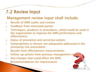 Iso 27001 isms presentation | PPTX