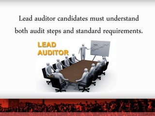 Iso 27001 lead auditor training | PPTX