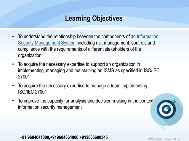 Iso 27001 lead implementer | PPTX