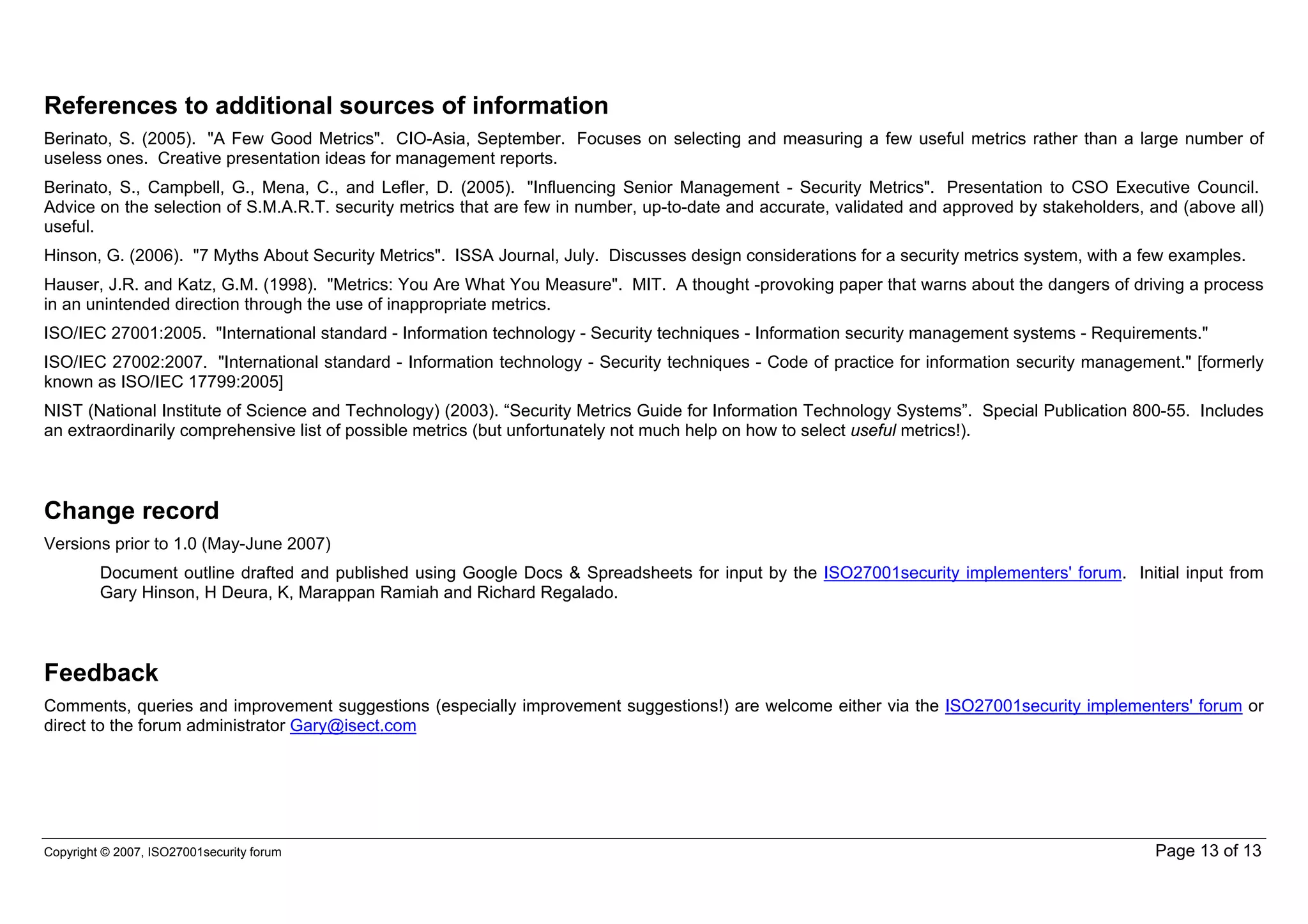 Iso 27001 metrics and implementation guide | PDF