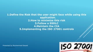 ISO 27001 SSDLC | PPTX