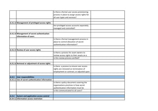 ISO 27001 (v2013) Checklist | PDF