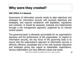 ISO 27014 et 38500 | PDF