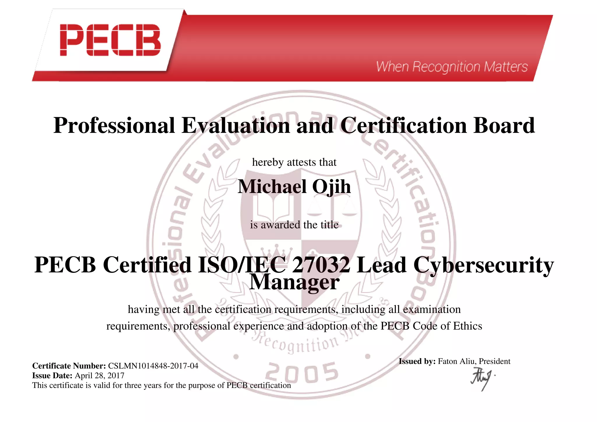 Iso 27032 certificate | PPT