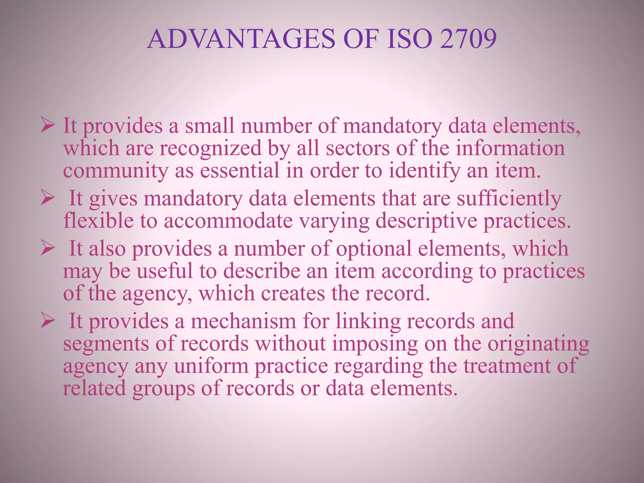 ISO 2709 | PPTX