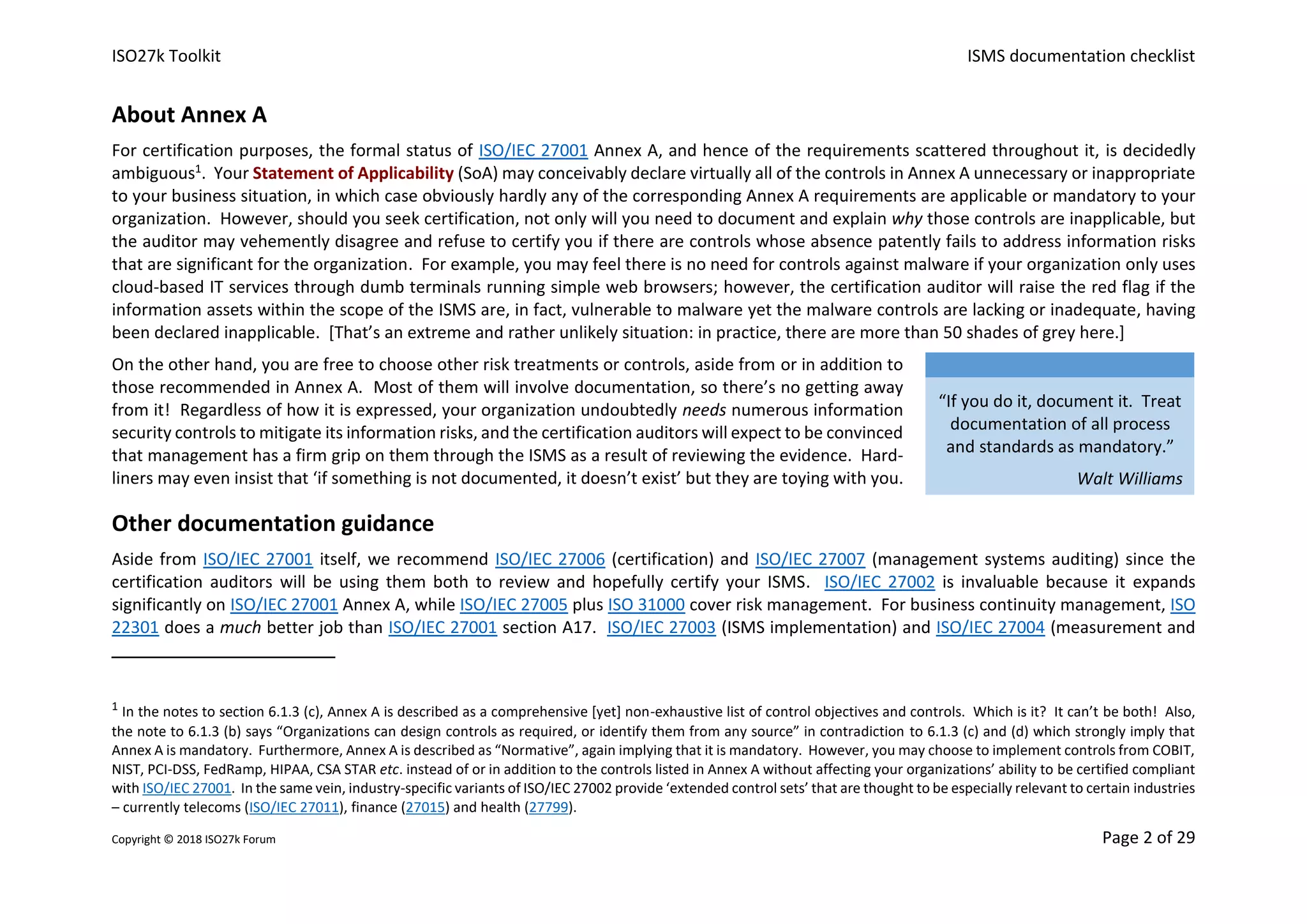 ISO27k ISMS Mandatory documentation checklist release 1v1 (2).docx