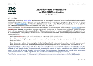 ISO27k ISMS Mandatory documentation checklist release 1v1 (2).docx