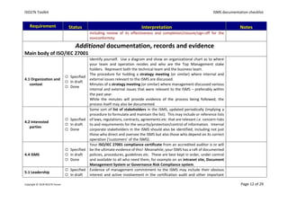 ISO27k ISMS Mandatory documentation checklist release 1v1 (2).docx