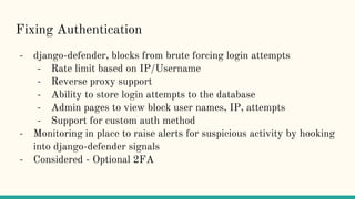 ISO 27k talk for django meet up | PPT