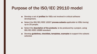 ISO 29110 Software Quality Model For Software SMEs | PPT