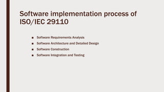 ISO 29110 Software Quality Model For Software SMEs | PPT