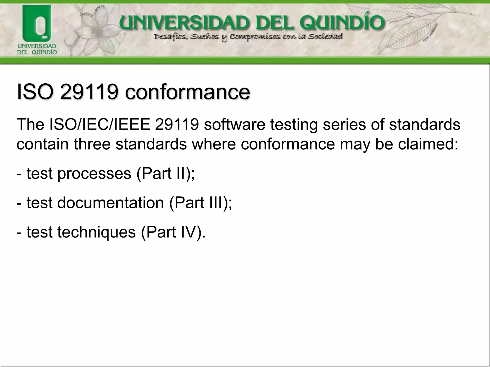 ISO 29119 and Software Testing - now what?? | PPT