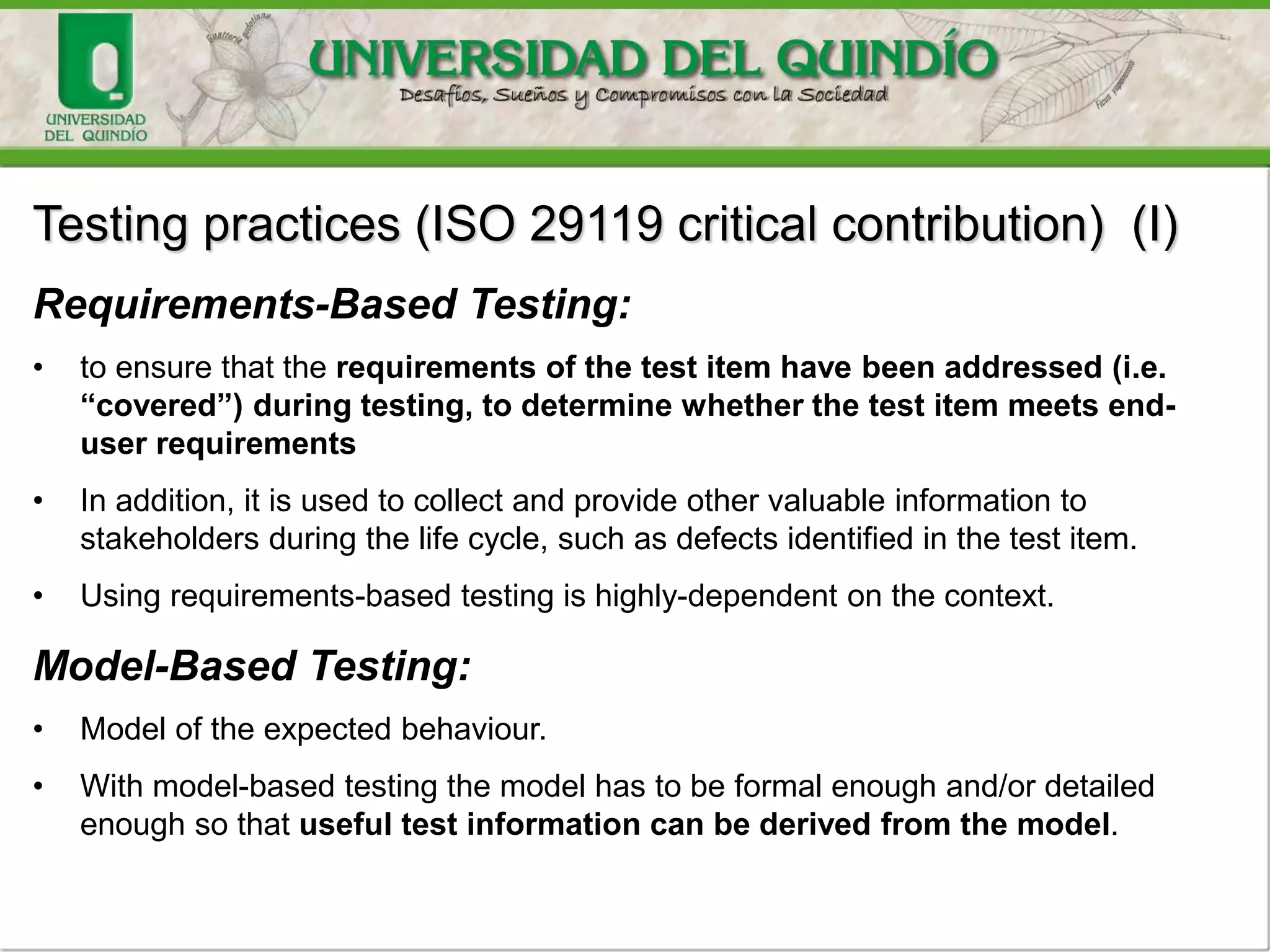ISO 29119 and Software Testing - now what?? | PPT