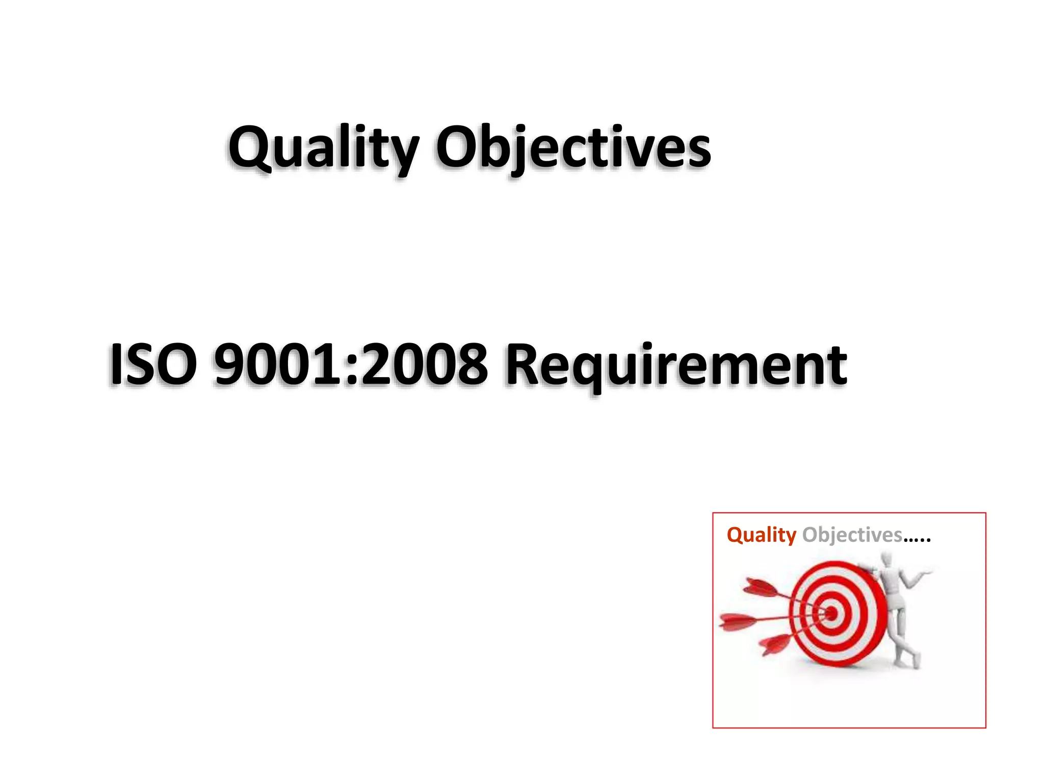 Quality Objectives | PPTX