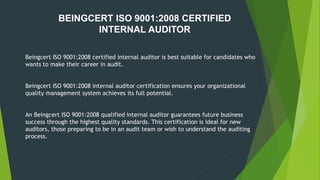 ISO CERTIFICATIONS | PPT
