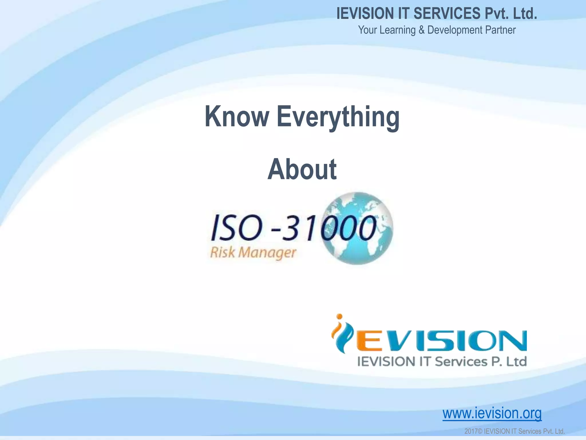Iso 31000 risk manager training and certification in muscat ppt ...
