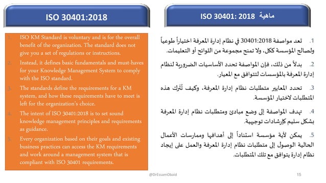 ISO 30401:2018 Knowledge Management Systems | PDF