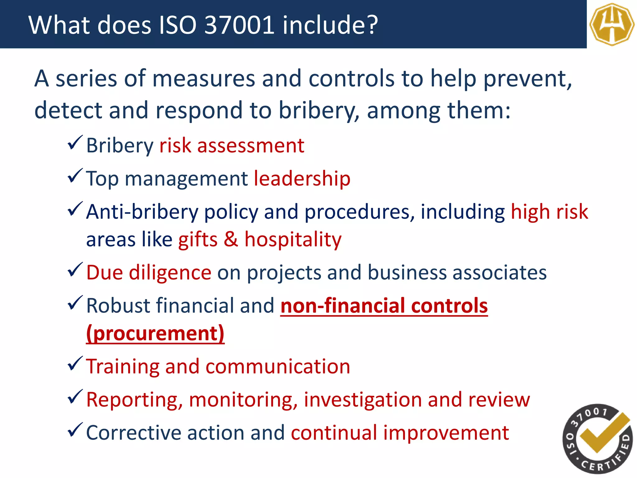 ISO 37001: Procurement factors | PDF