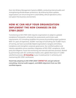 ISO 37001 TRANSITION GUIDE- WHAT’S UPDATED FROM 2016 TO 2025.docx