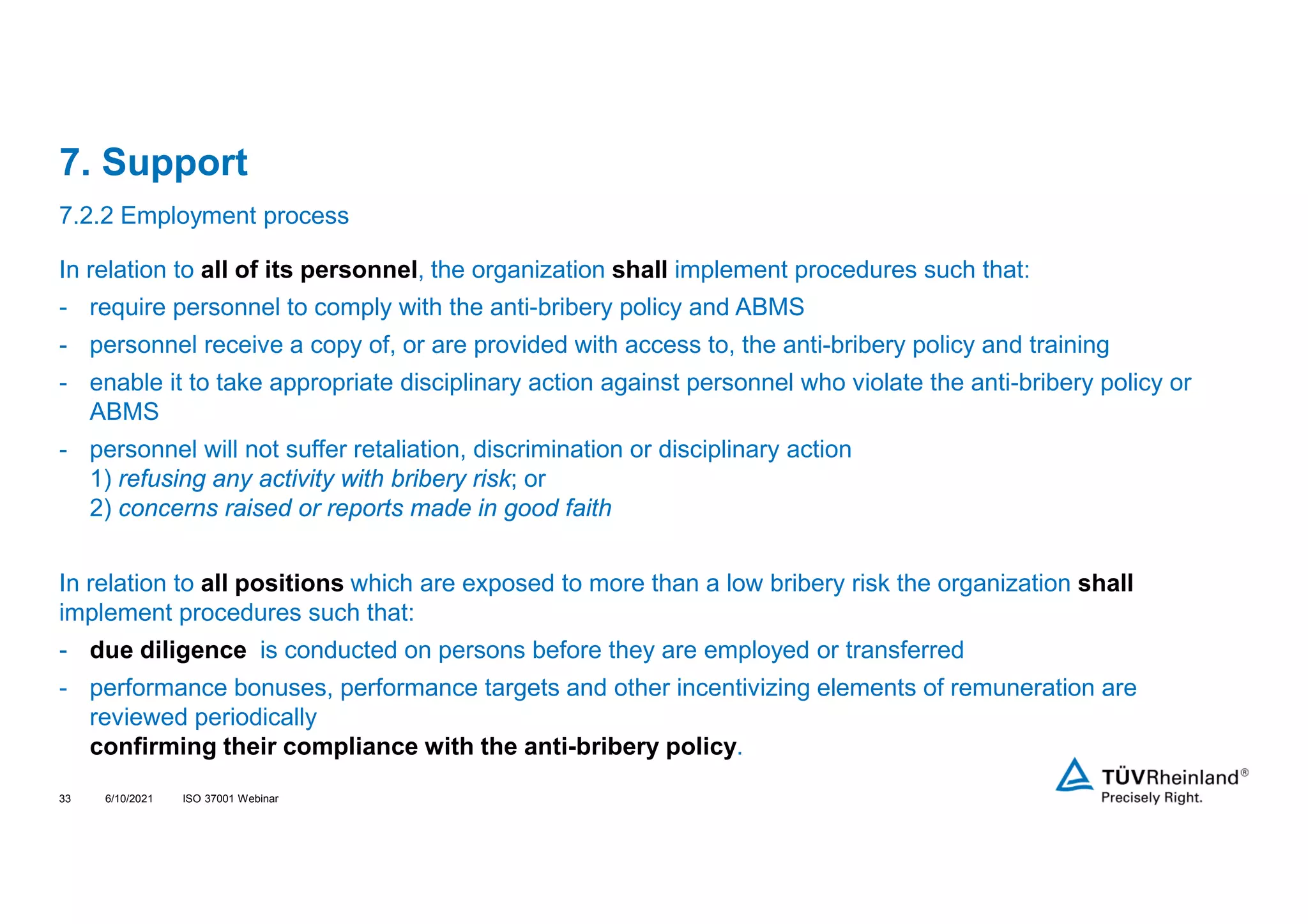 ISO 37001 : Anti Bribery Management System Fraud & Bribery Concepts ...