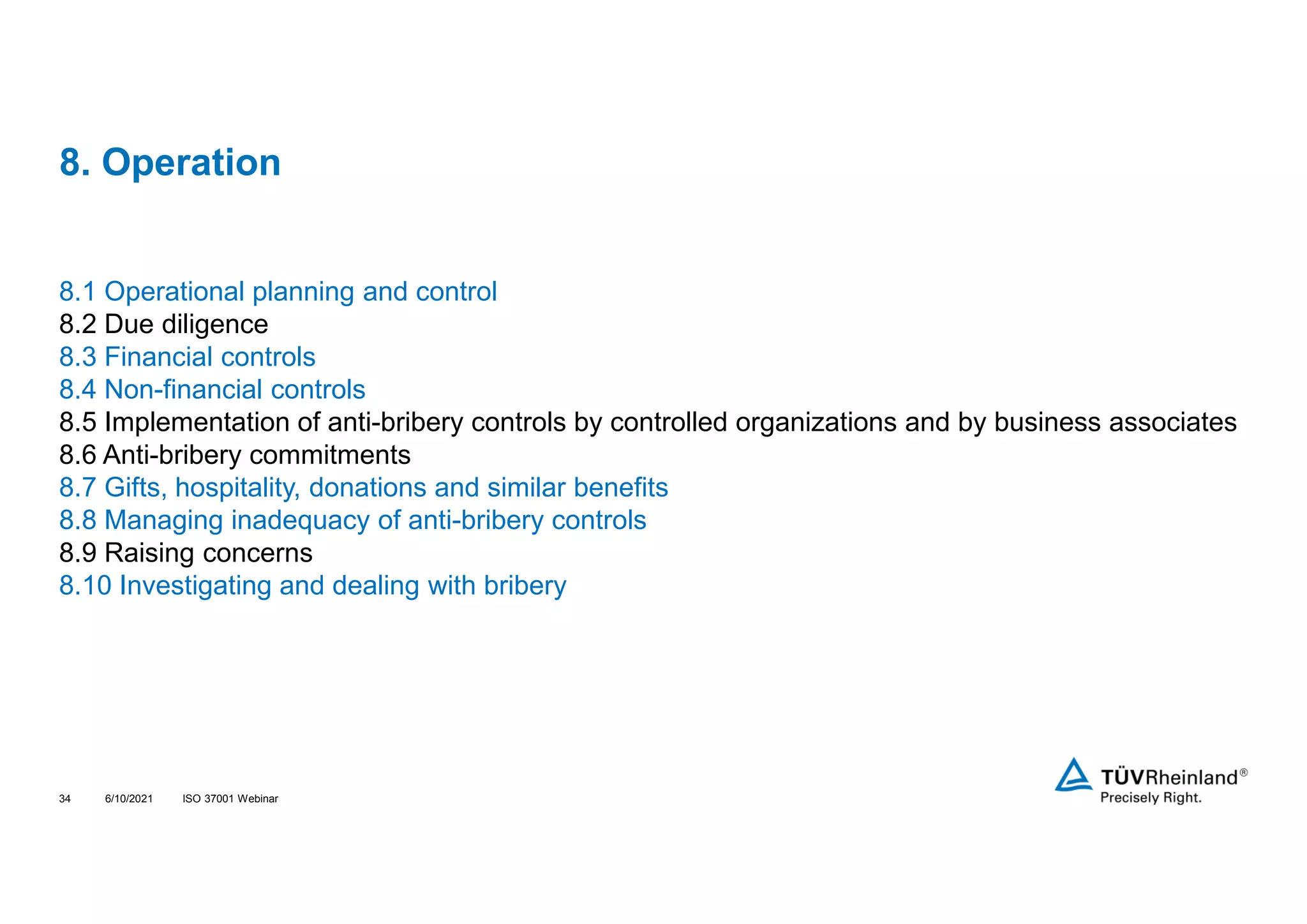 ISO 37001 : Anti Bribery Management System Fraud & Bribery Concepts, Laws & Regulations and ...