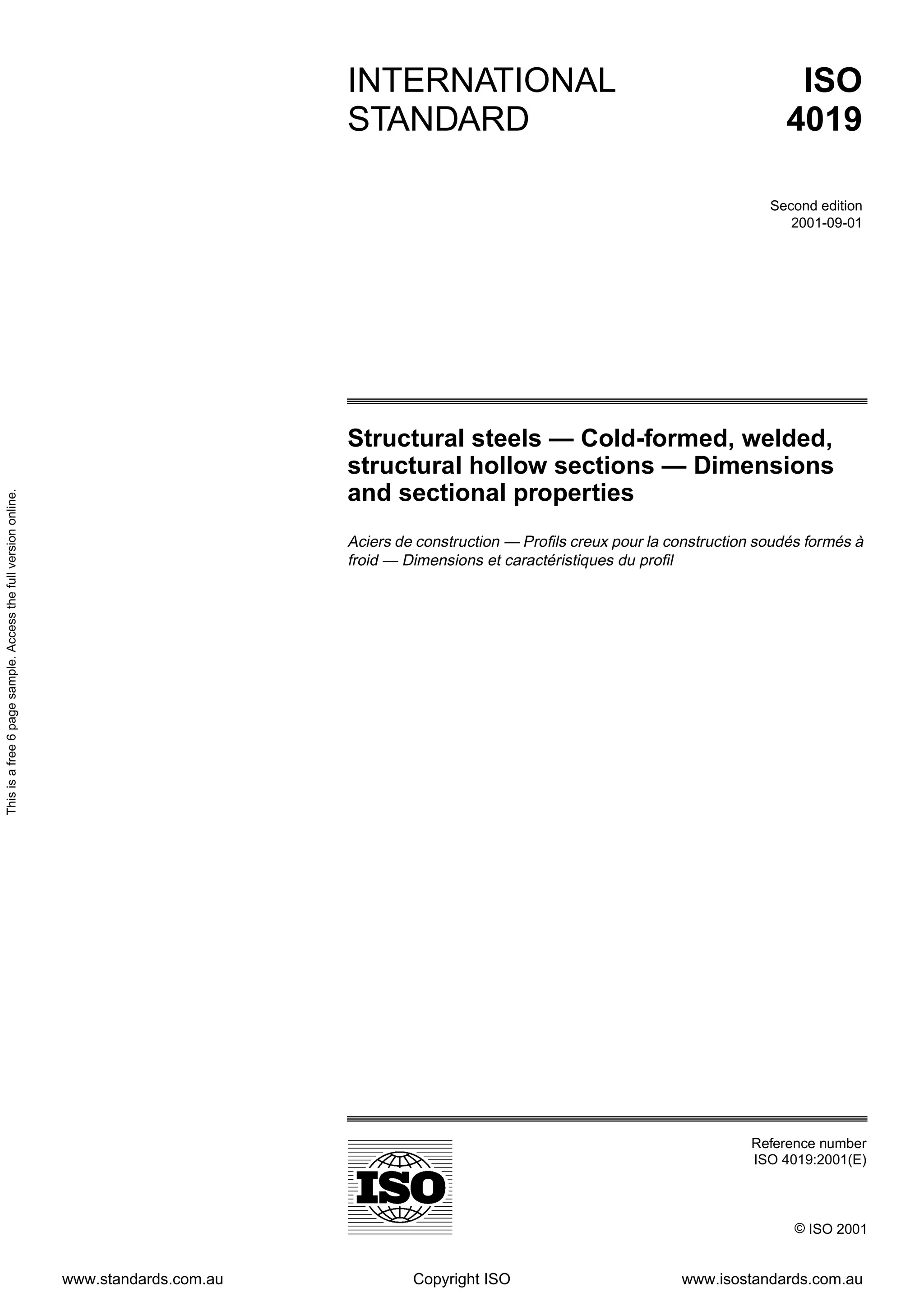 NORMA ISO 4019 2001 | PDF