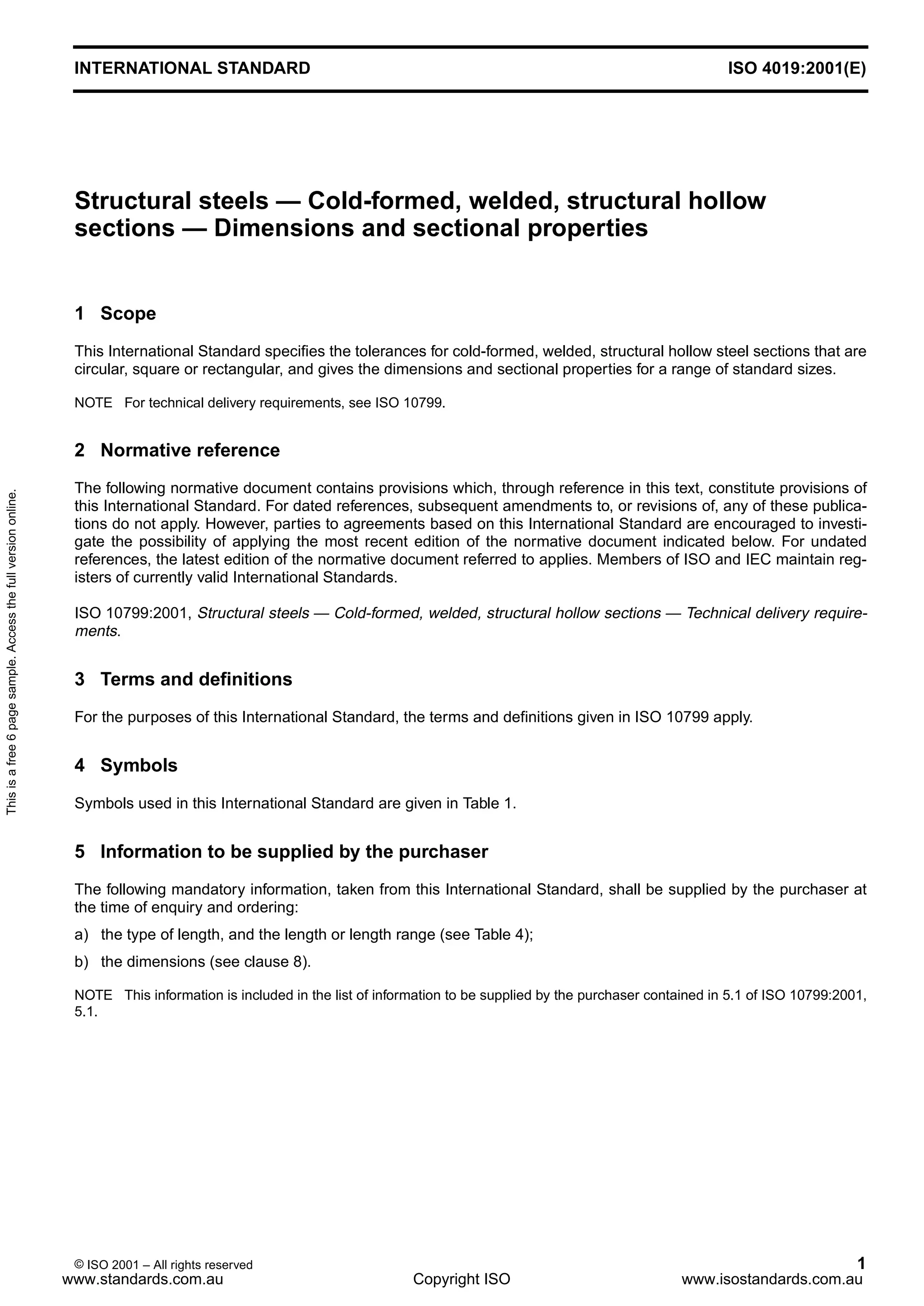 NORMA ISO 4019 2001 | PDF