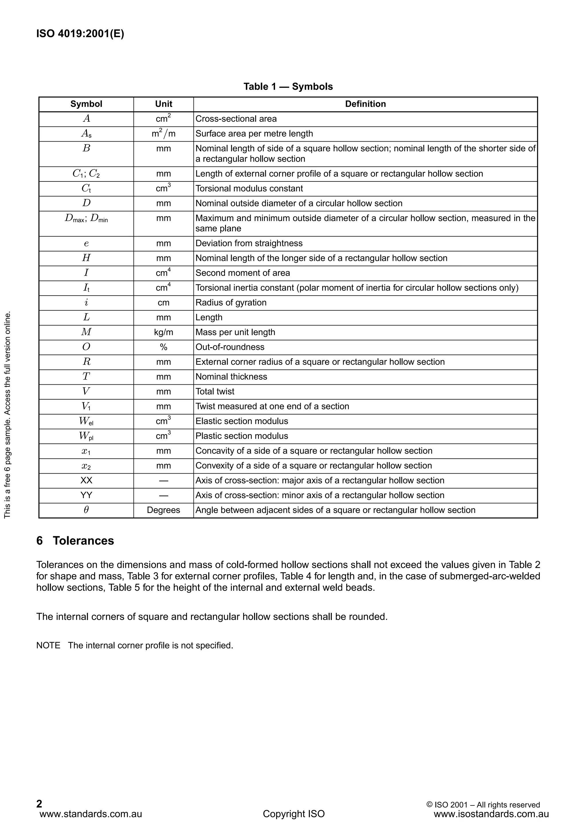 NORMA ISO 4019 2001 | PDF