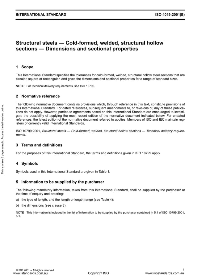 NORMA ISO 4019 2001 | PDF
