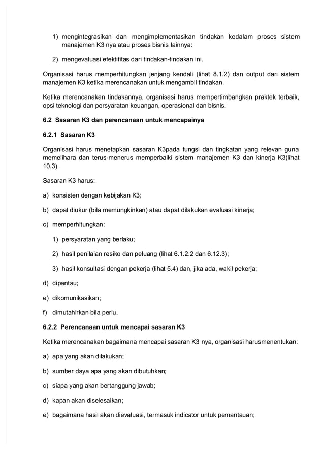 ISO 45001- 2018 Sistem Manajemen Kesehatan & Keselamatan Kerja - Persyaratan dengan panduan ...