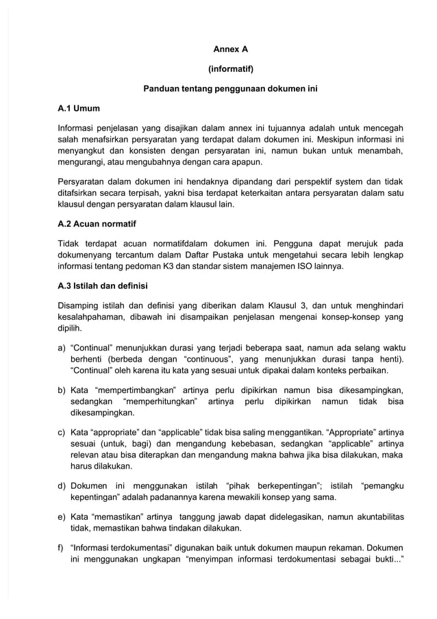 ISO 45001- 2018 Sistem Manajemen Kesehatan & Keselamatan Kerja - Persyaratan dengan panduan ...