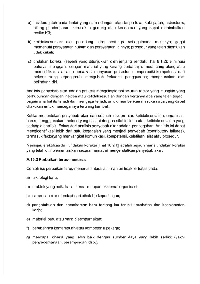 ISO 45001- 2018 Sistem Manajemen Kesehatan & Keselamatan Kerja - Persyaratan dengan panduan ...