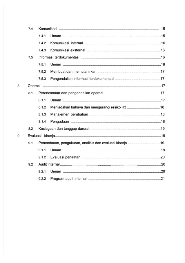 ISO 45001- 2018 Sistem Manajemen Kesehatan & Keselamatan Kerja - Persyaratan dengan panduan ...
